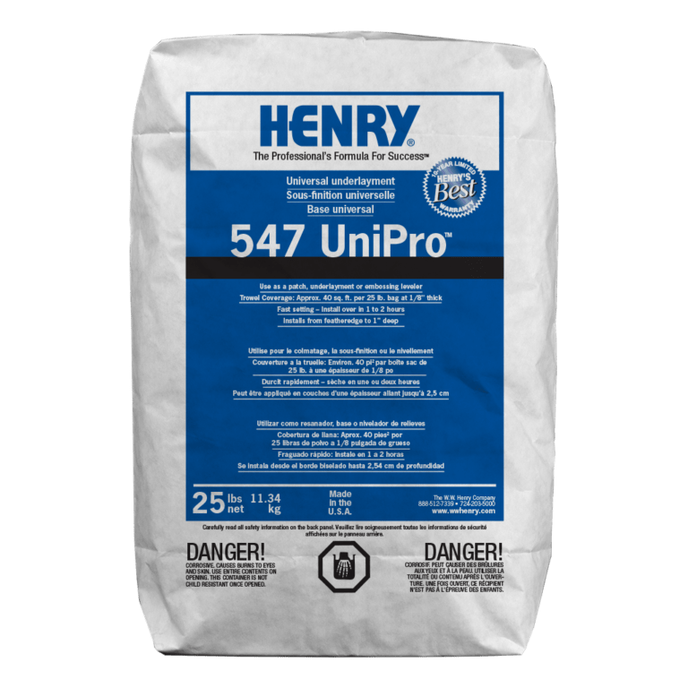 HENRY patches: subfloor solutions you can count on