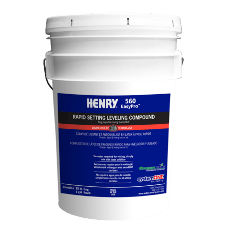 HENRY Self-Leveling Underlayments: For a flat floor