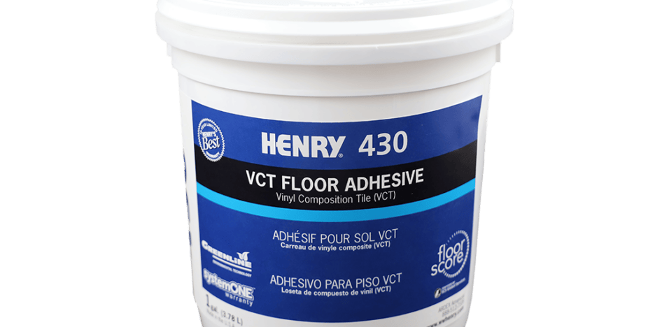 HENRY 430 ClearPro Clear VCT Floor Adhesive 24-hour working time