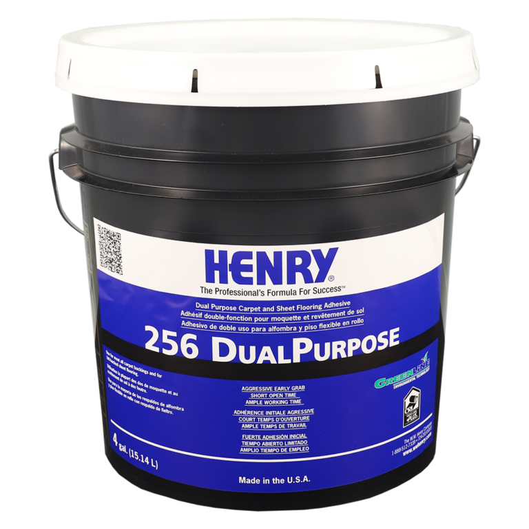 HENRY 256 Adhesivo de doble uso paraalfombra y piso flexible en rollo